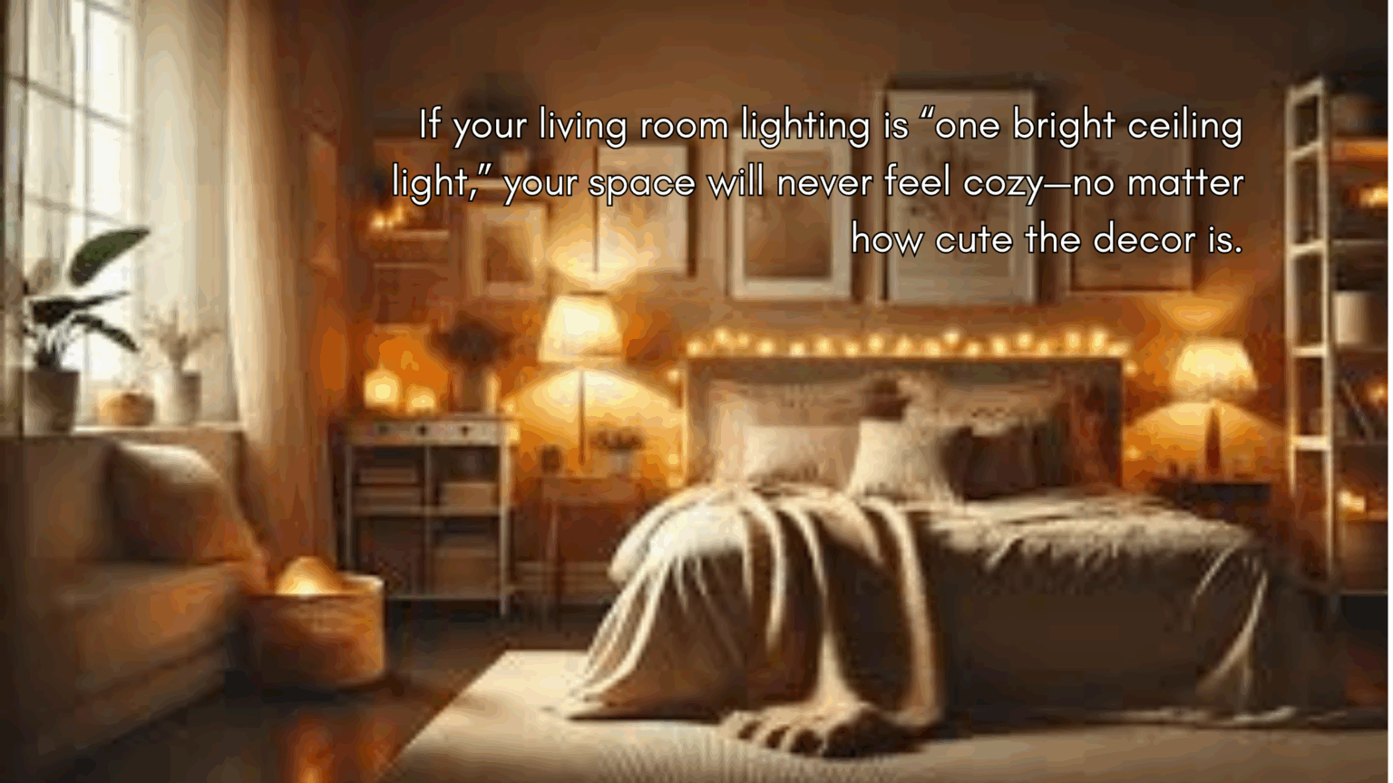 Where to Put Lamps in a Small Living Room (The 3-Lamp Rule for Cozy Vibes)